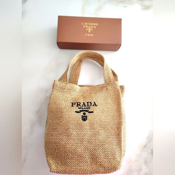 GWP | Bags | Lhomme Raffia Mini Tote New In Box | Poshmark